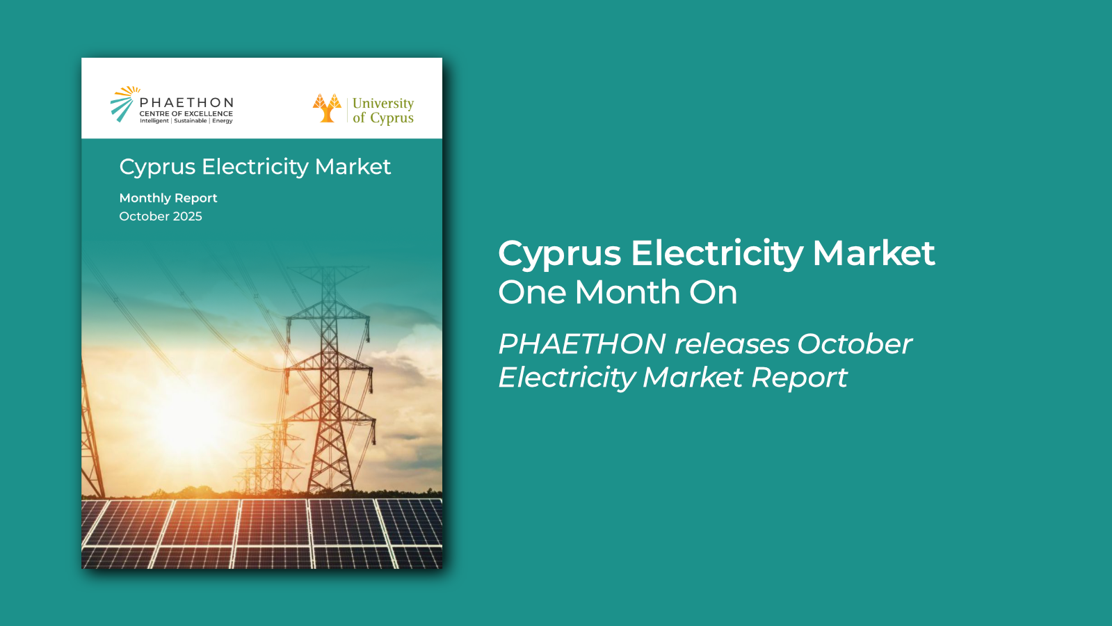 Report | Cyprus Electricity Market – December 2025 - Phaethon CoE